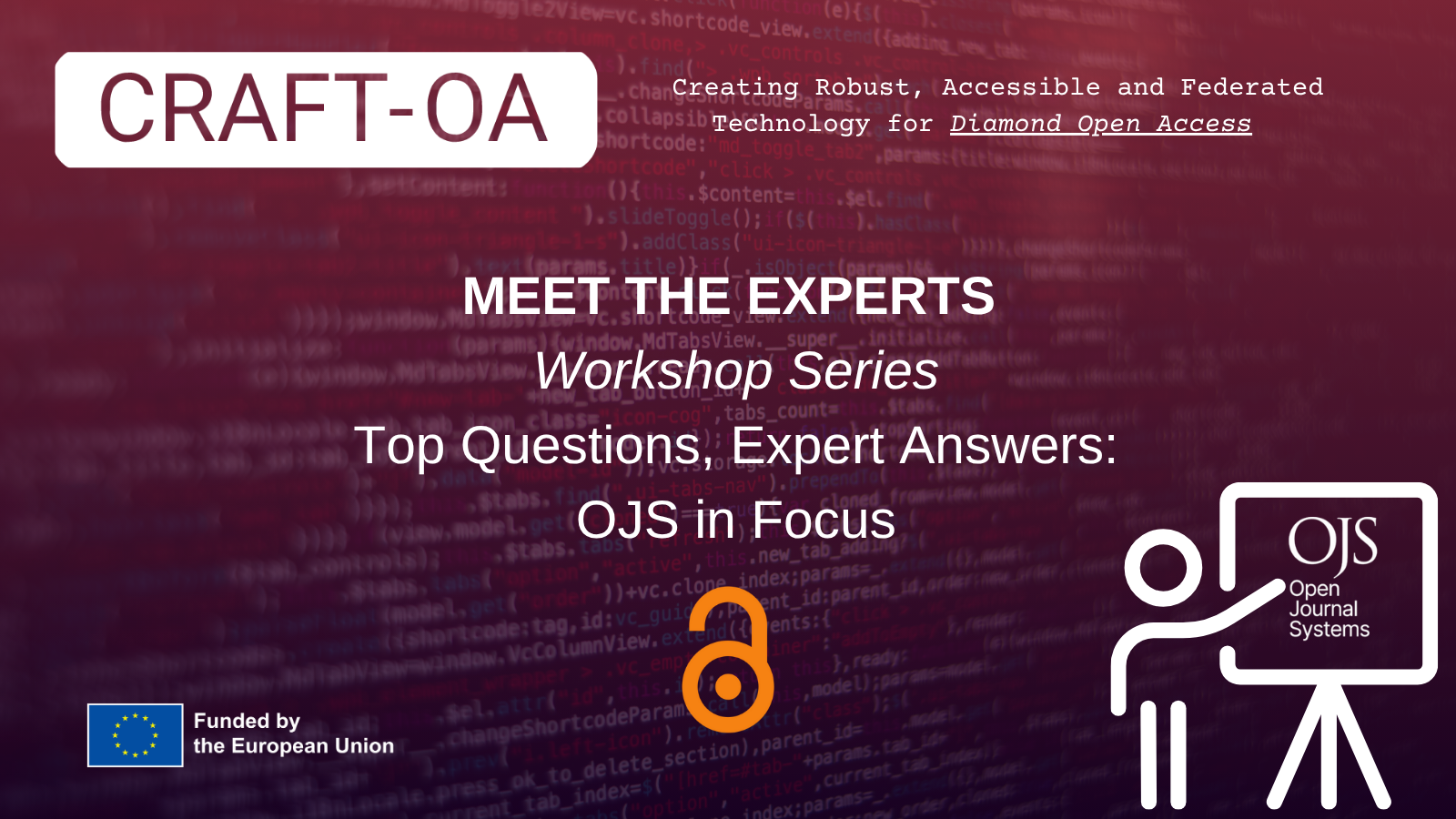 CRAFT-OA “Meet the Experts” Workshop Series – CRAFT-OA